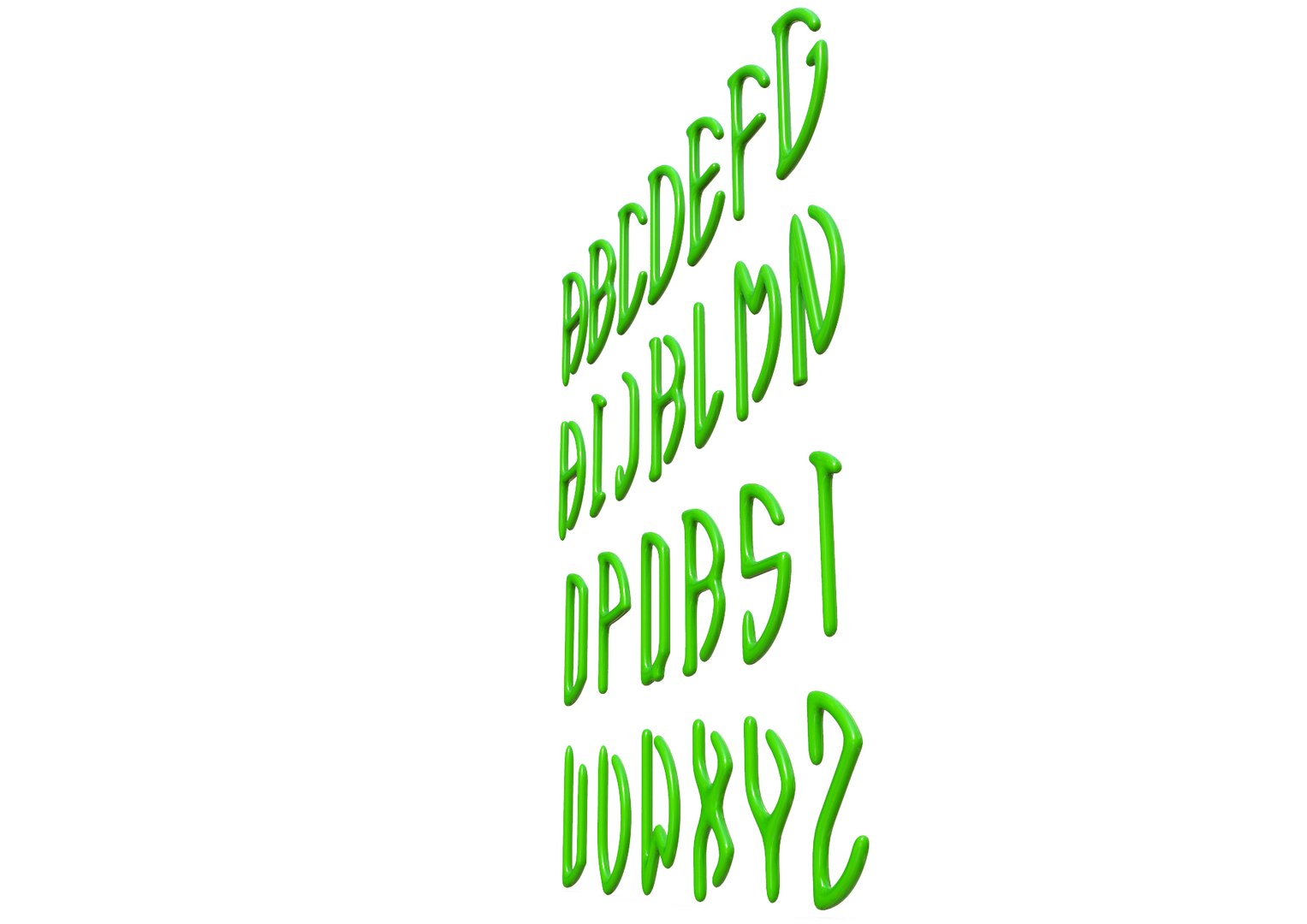Alphabet Cartoon Model - TurboSquid 2021408