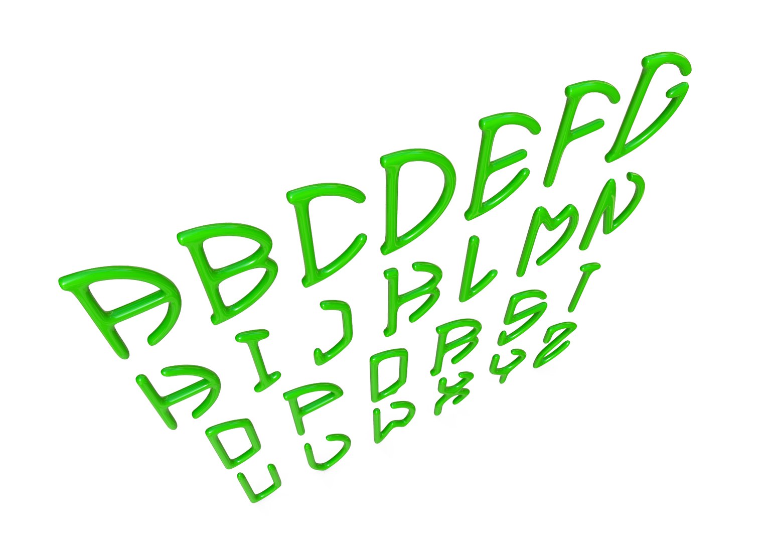 Alphabet Cartoon Model - TurboSquid 2021408