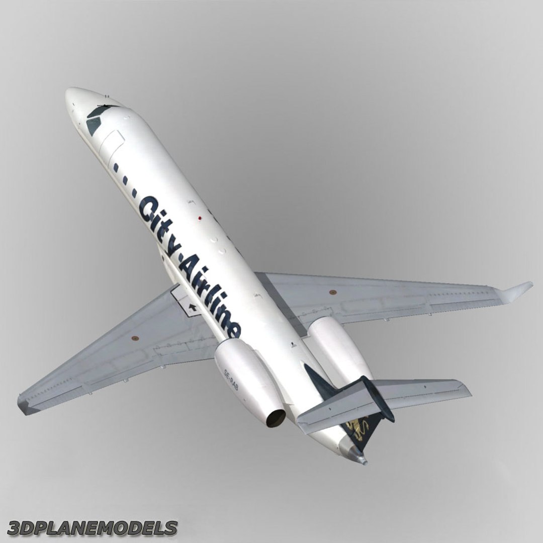 3ds Max Embraer Erj-135 Regional Jet