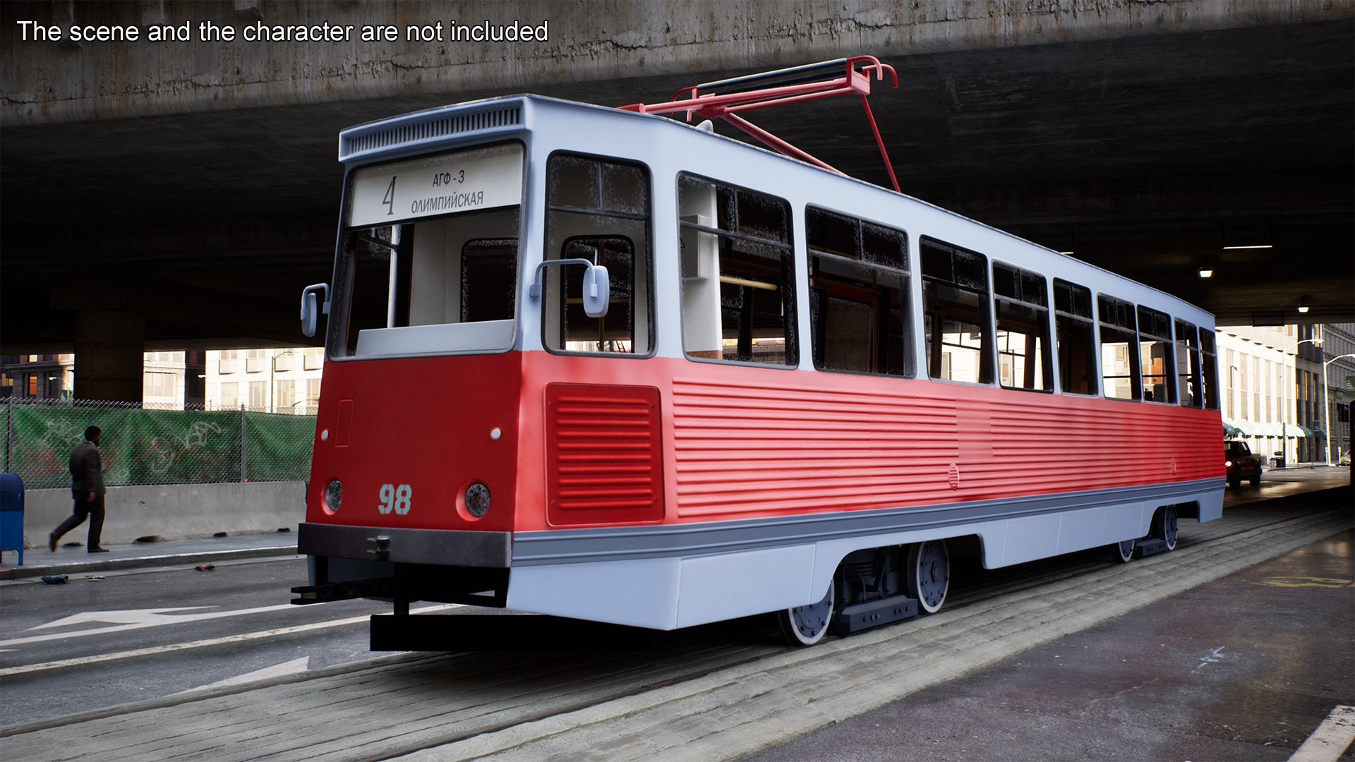 3D model Soviet Tram KTM-5 New - TurboSquid 2133301