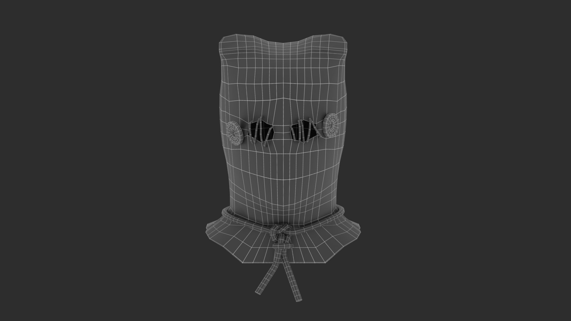 Spooky Sack Mask Model - TurboSquid 2219949