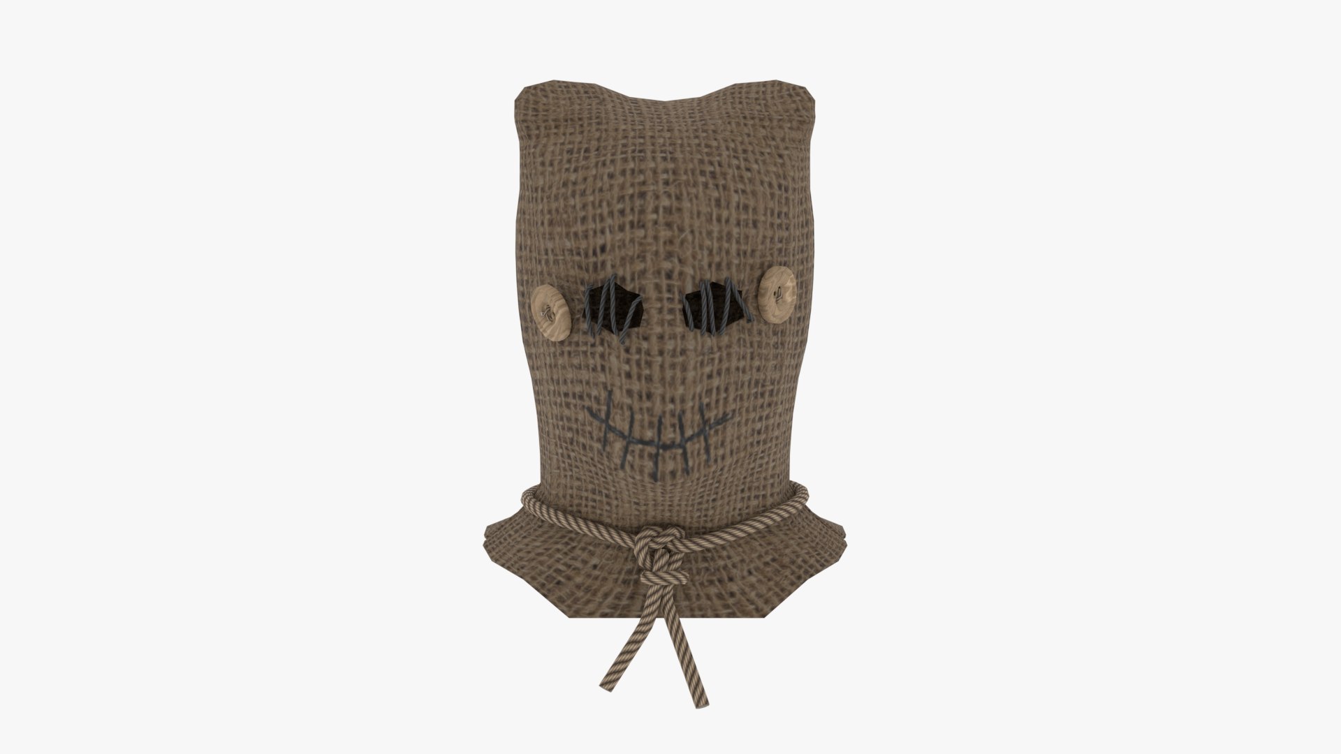 Spooky Sack Mask Model - TurboSquid 2219949
