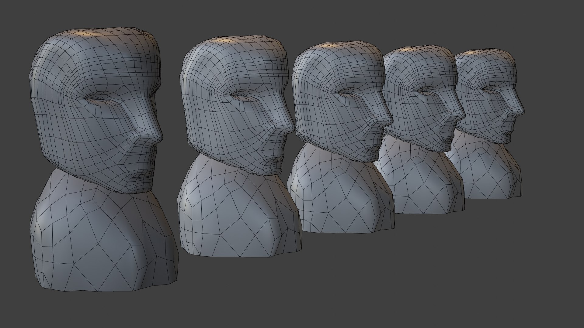3D Model Stone Head Model - TurboSquid 1883036