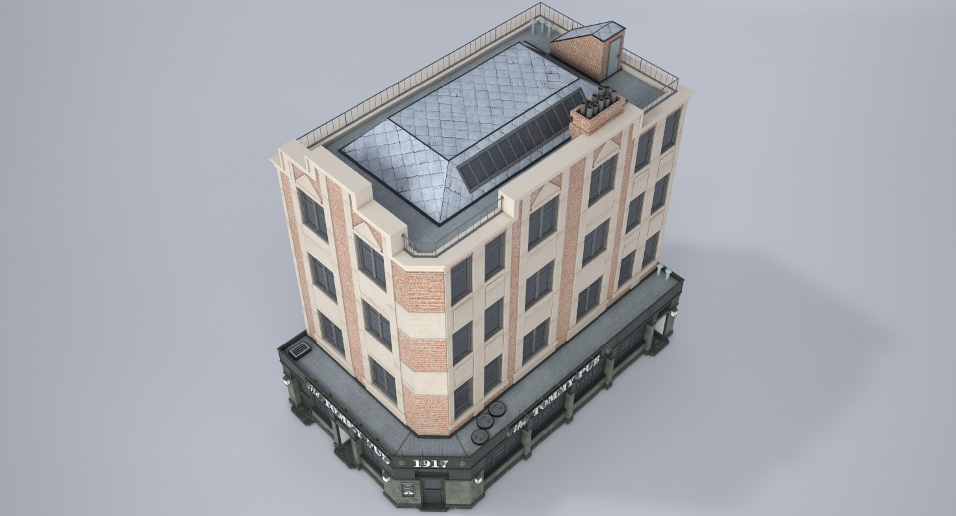 Corner pub 3D model - TurboSquid 1293432