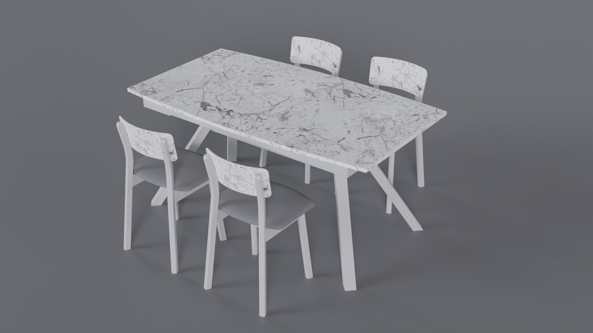 Kitchen Table 3D Model - TurboSquid 2089039