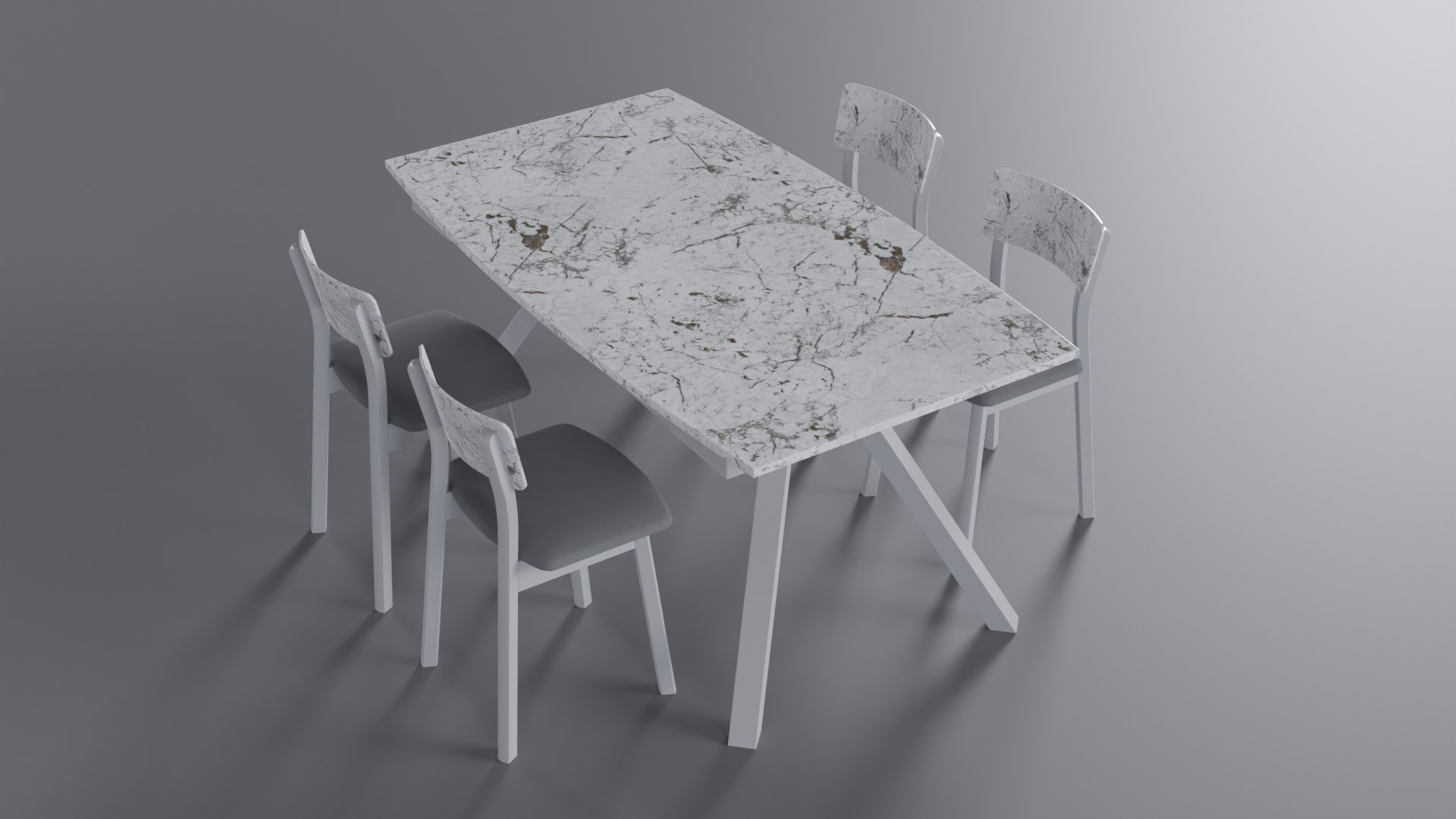Kitchen Table 3D Model - TurboSquid 2089039