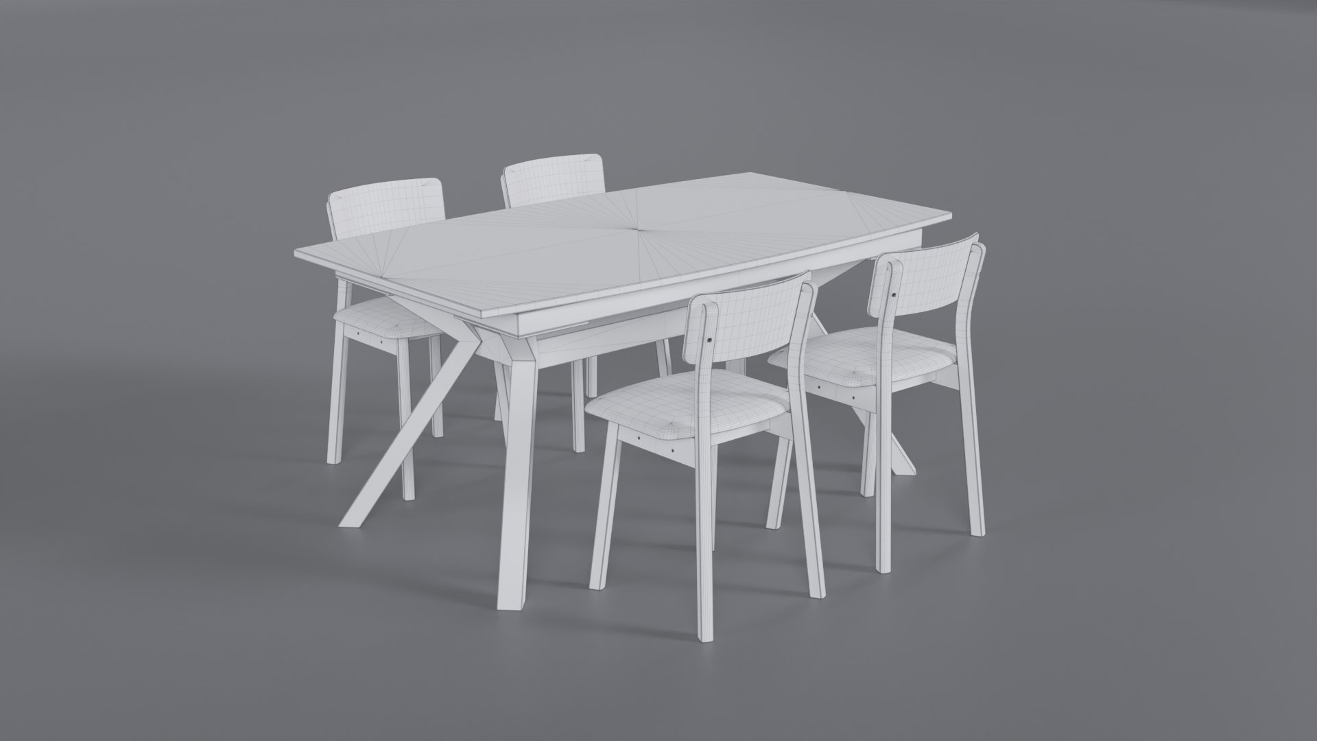 Kitchen Table 3D Model - TurboSquid 2089039