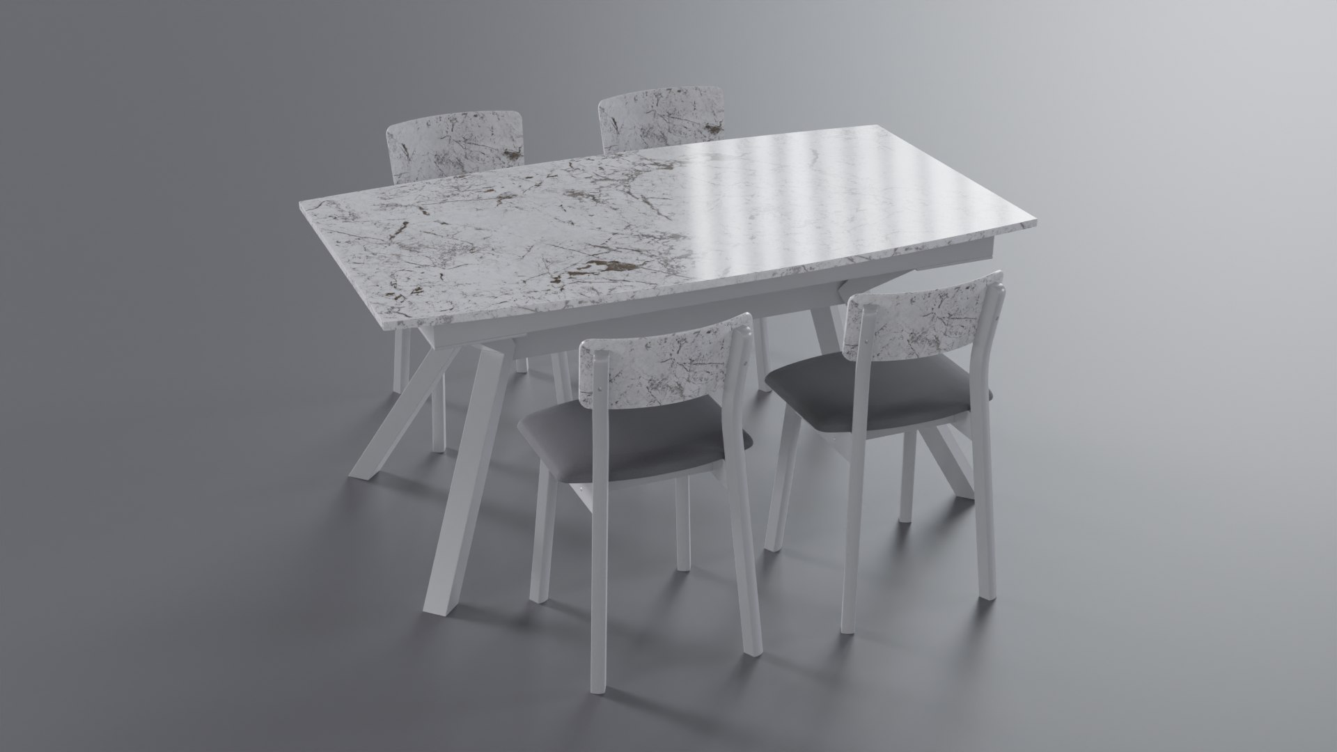 Kitchen Table 3D Model - TurboSquid 2089039