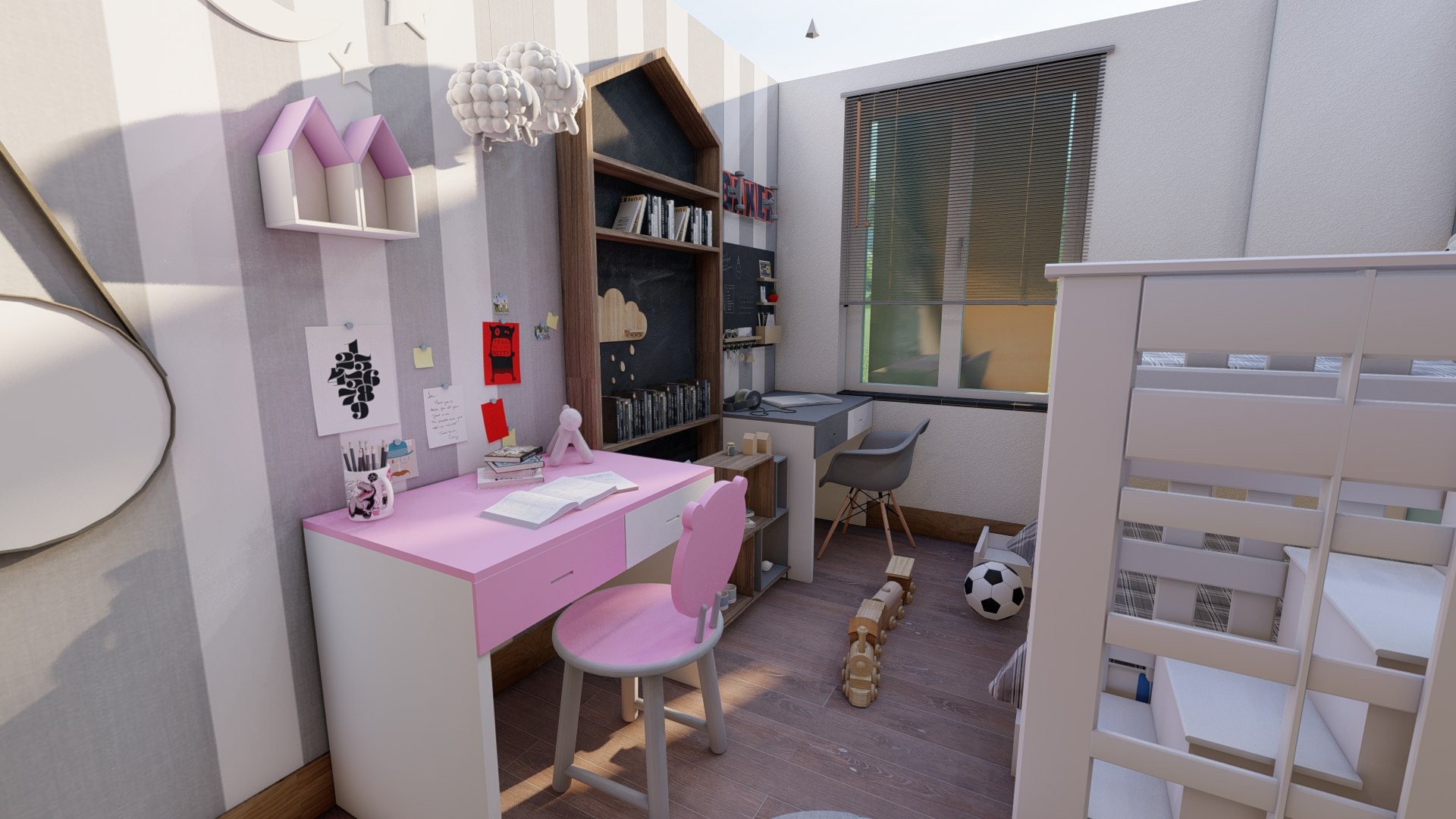 3D Modern Room Kids - TurboSquid 1582495