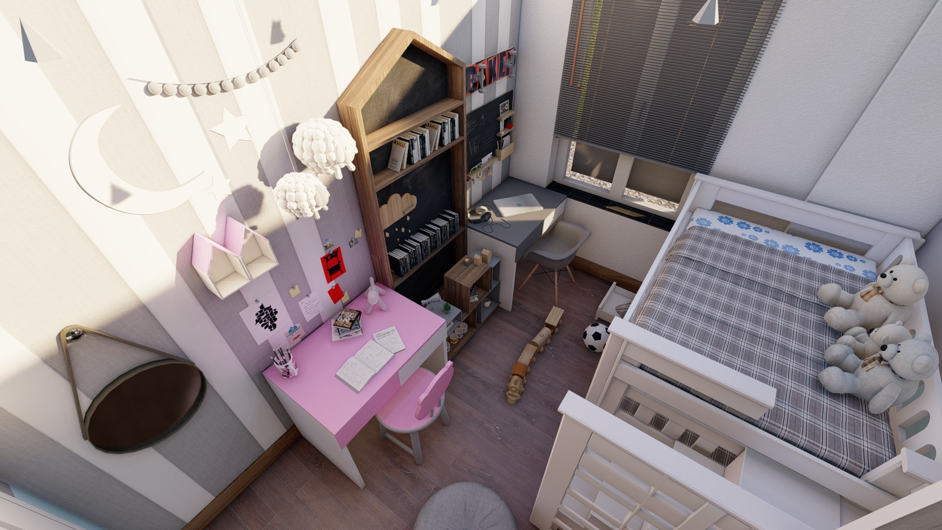 3D Modern Room Kids - TurboSquid 1582495