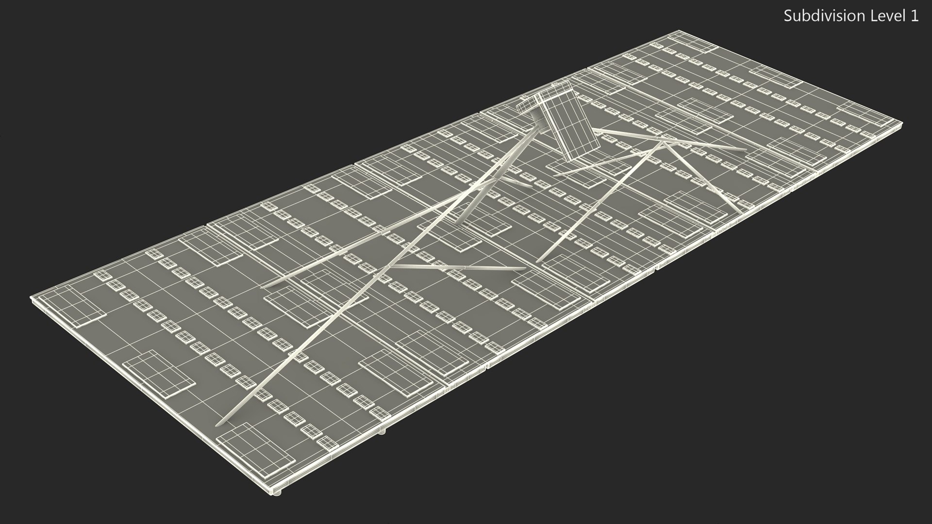 PALSAR Radar For ALOS Satellite 3D - TurboSquid 2290819
