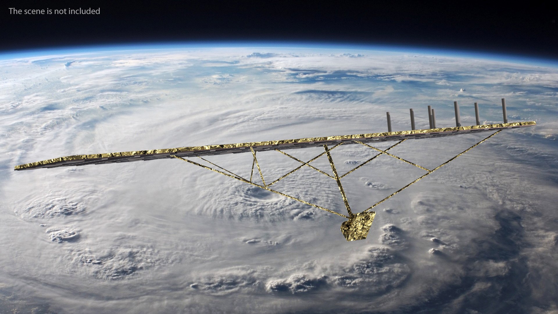 PALSAR Radar For ALOS Satellite 3D - TurboSquid 2290819