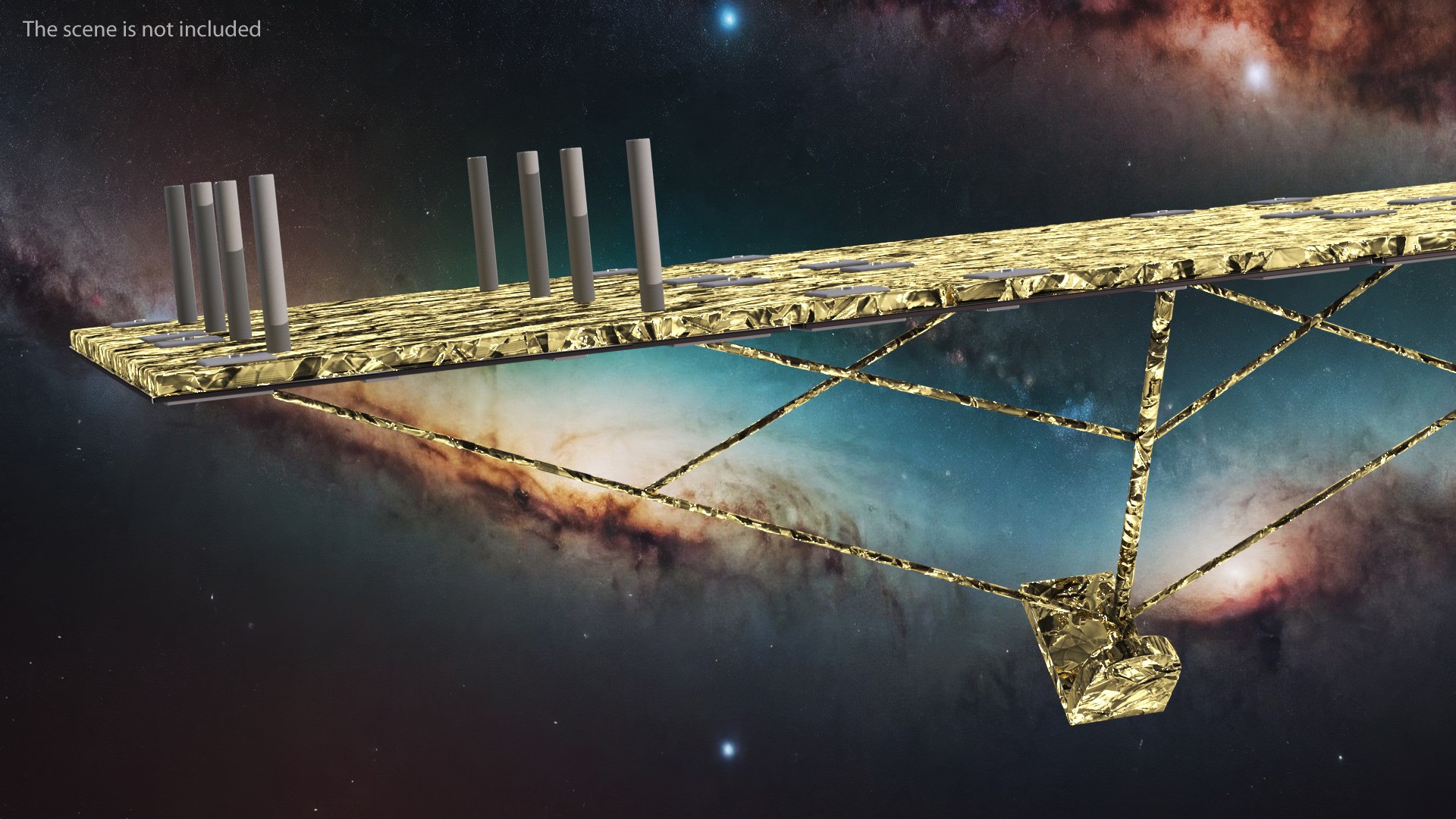 PALSAR Radar For ALOS Satellite 3D - TurboSquid 2290819