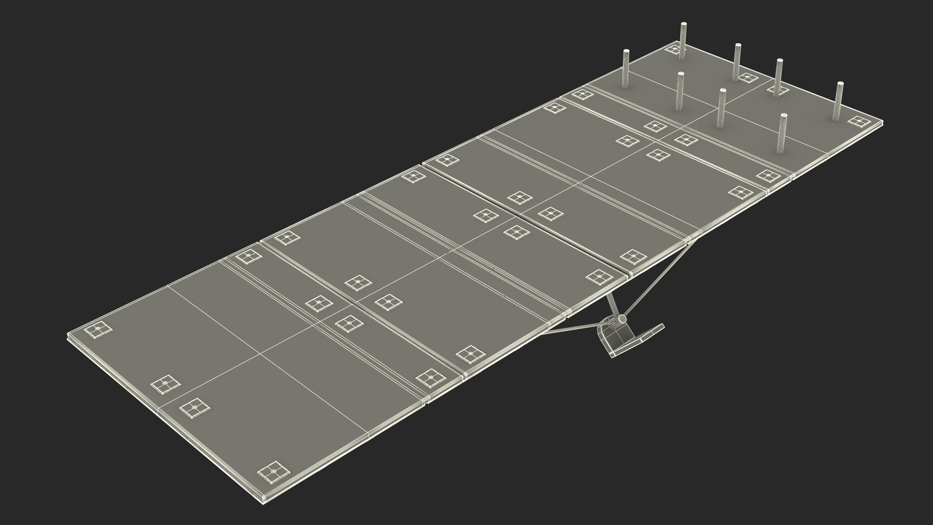 PALSAR Radar For ALOS Satellite 3D - TurboSquid 2290819