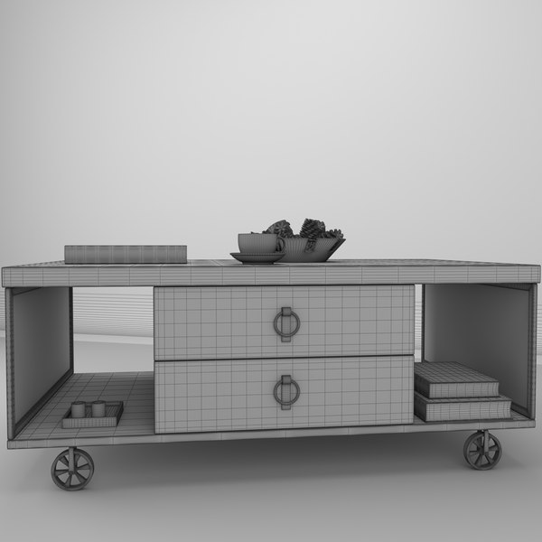Coffee table 3D model - TurboSquid 1591863