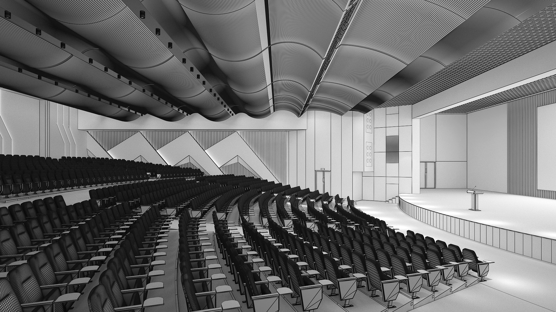 3D Lecture Hall Collection 03 - TurboSquid 2162846