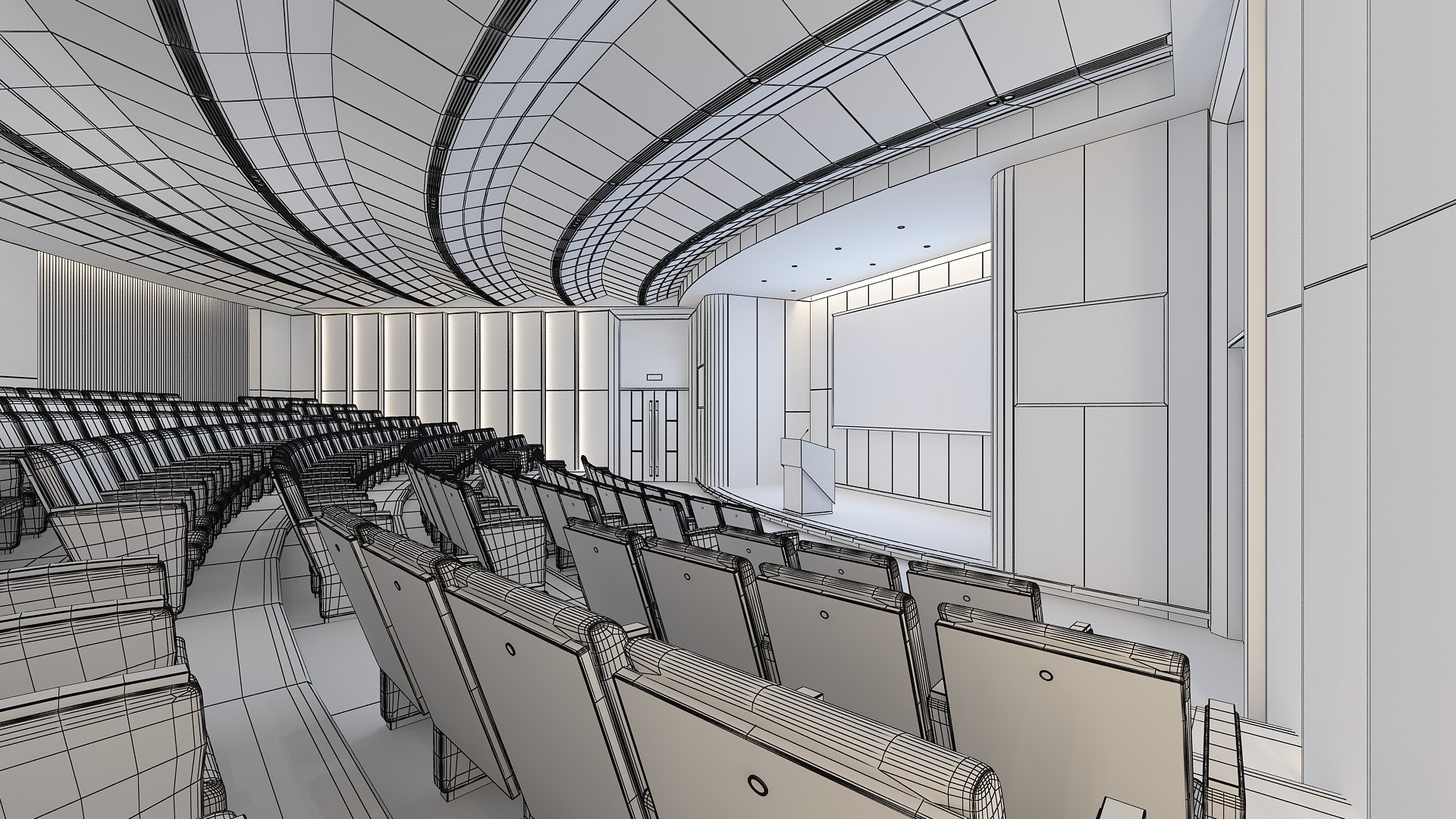 3D Lecture Hall Collection 03 - TurboSquid 2162846