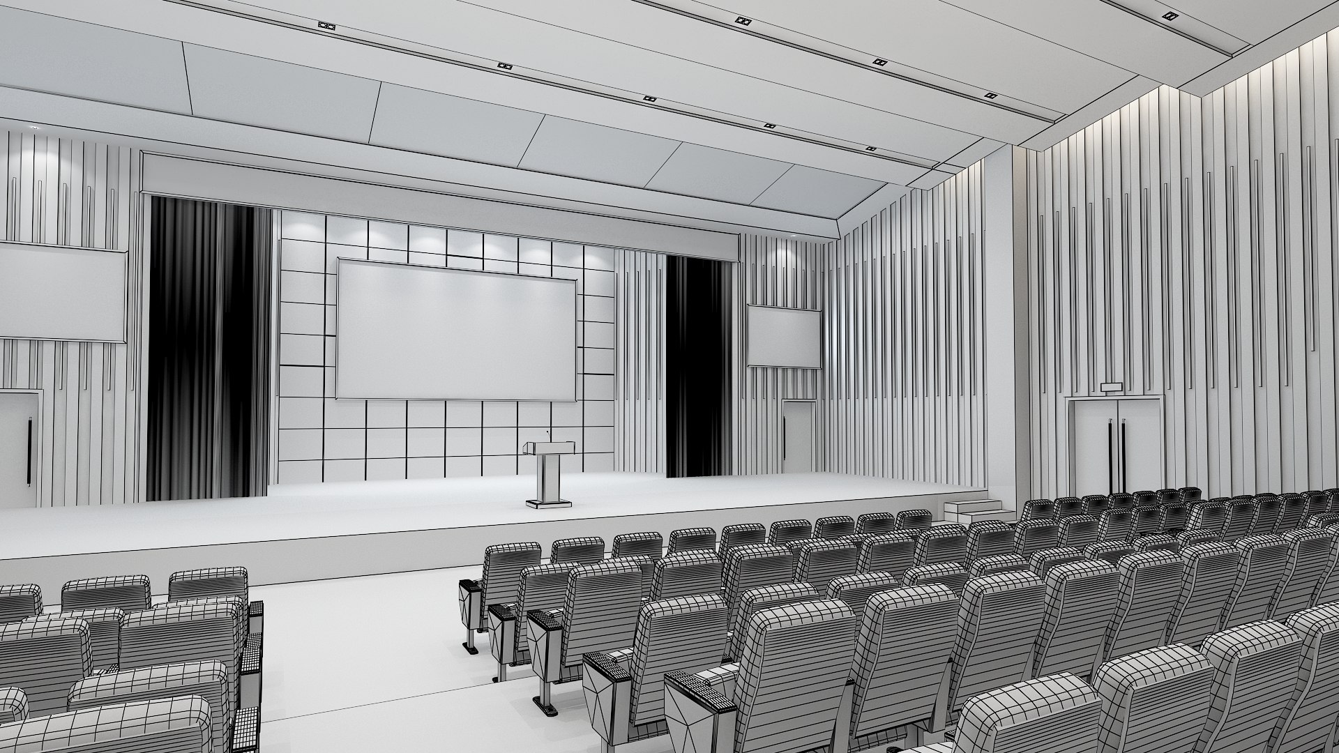 3D Lecture Hall Collection 03 - TurboSquid 2162846
