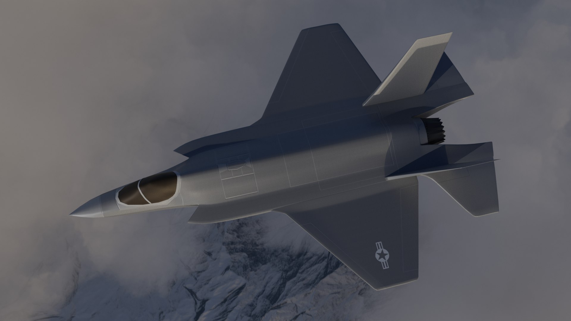 3D F35 5TH GEN FIGHTER LOW POLY Model - TurboSquid 1991950