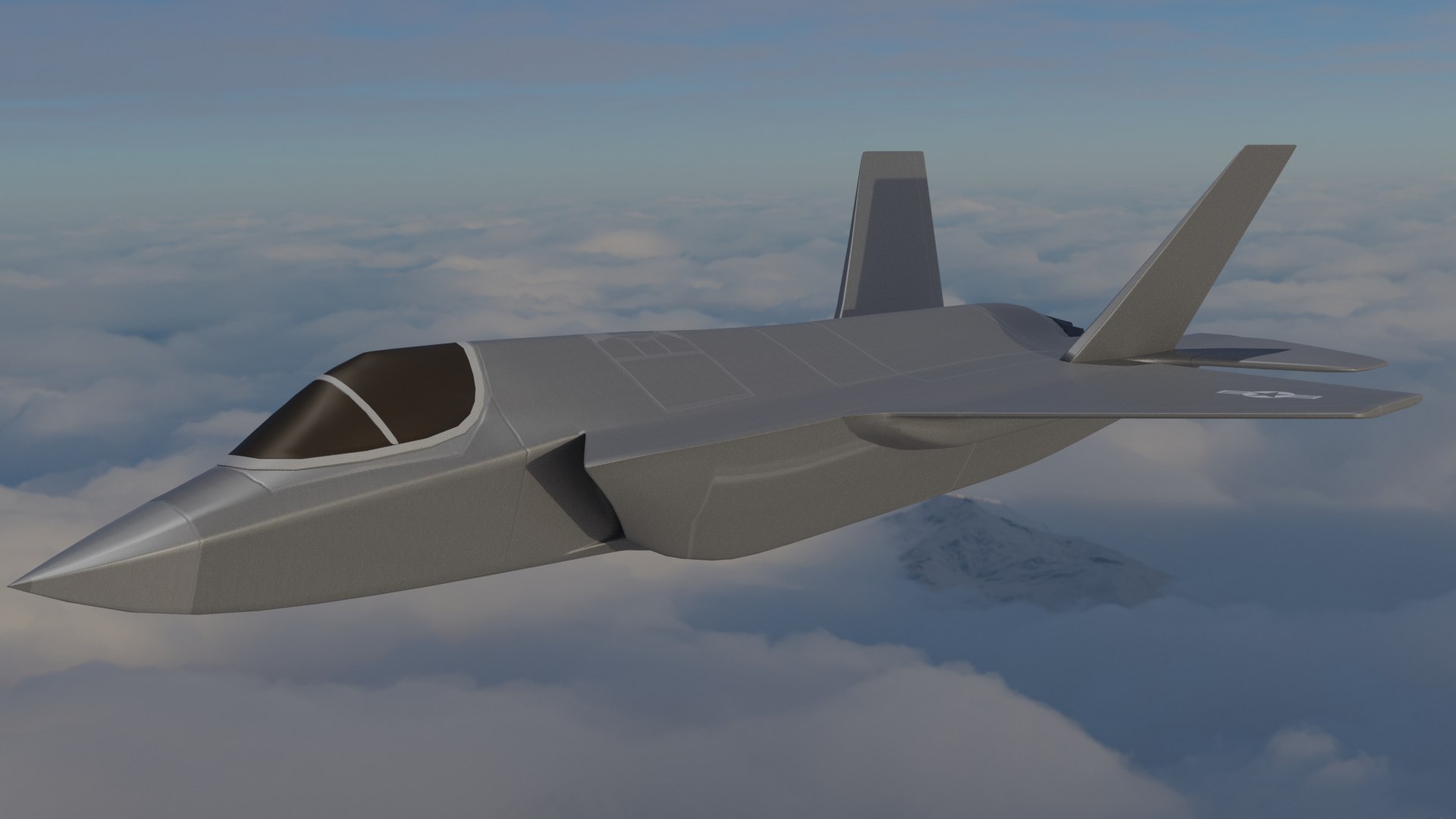 3D F35 5TH GEN FIGHTER LOW POLY Model - TurboSquid 1991950