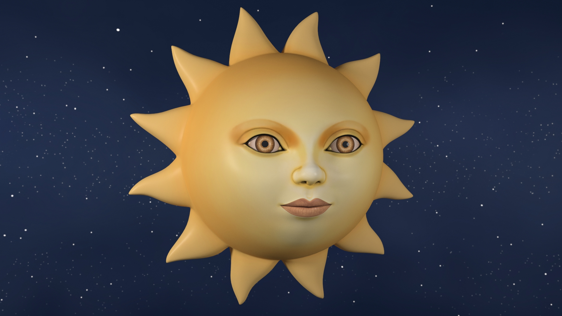 3D Sun In Space - TurboSquid 2159763