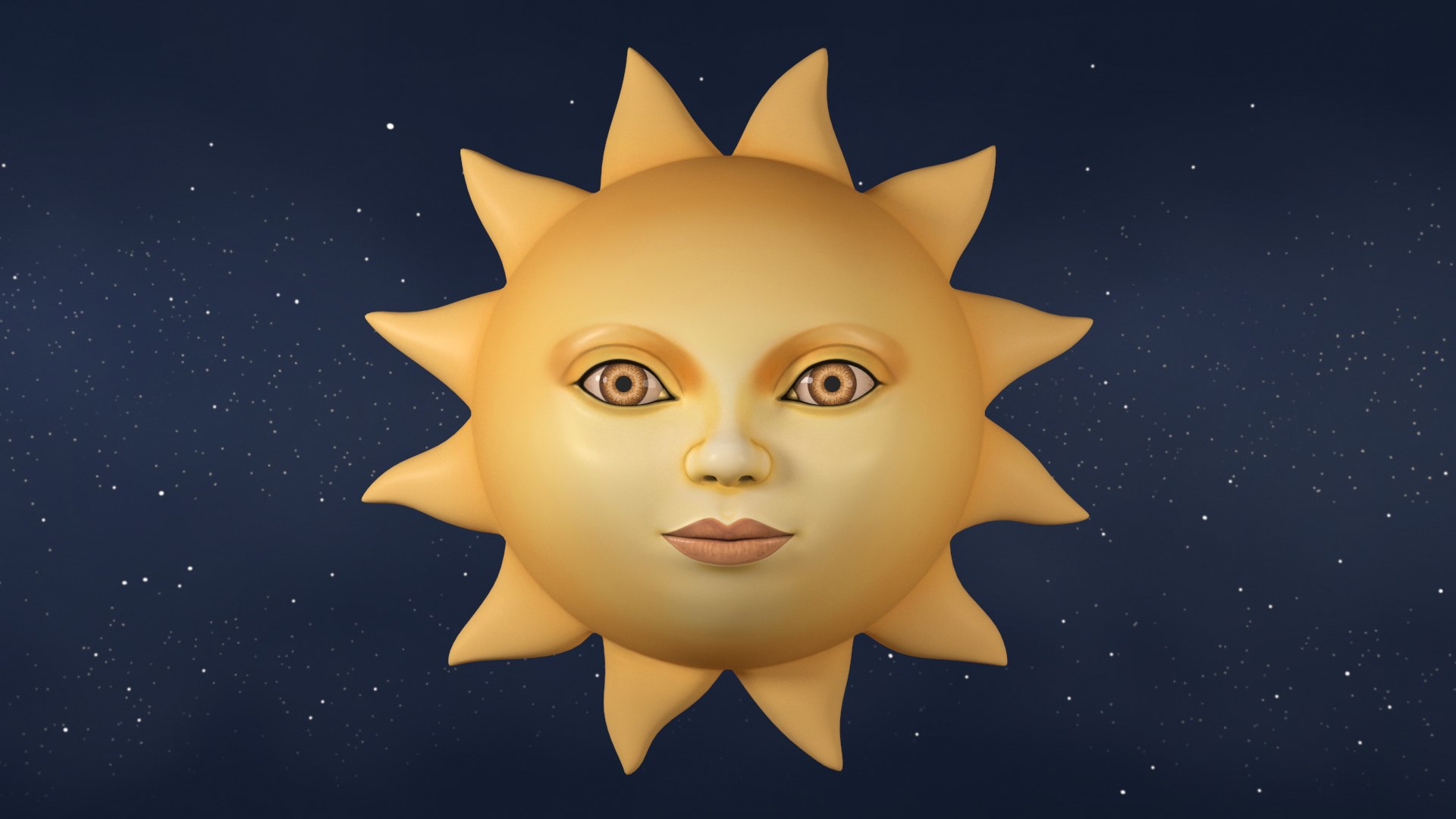 3D Sun In Space - TurboSquid 2159763