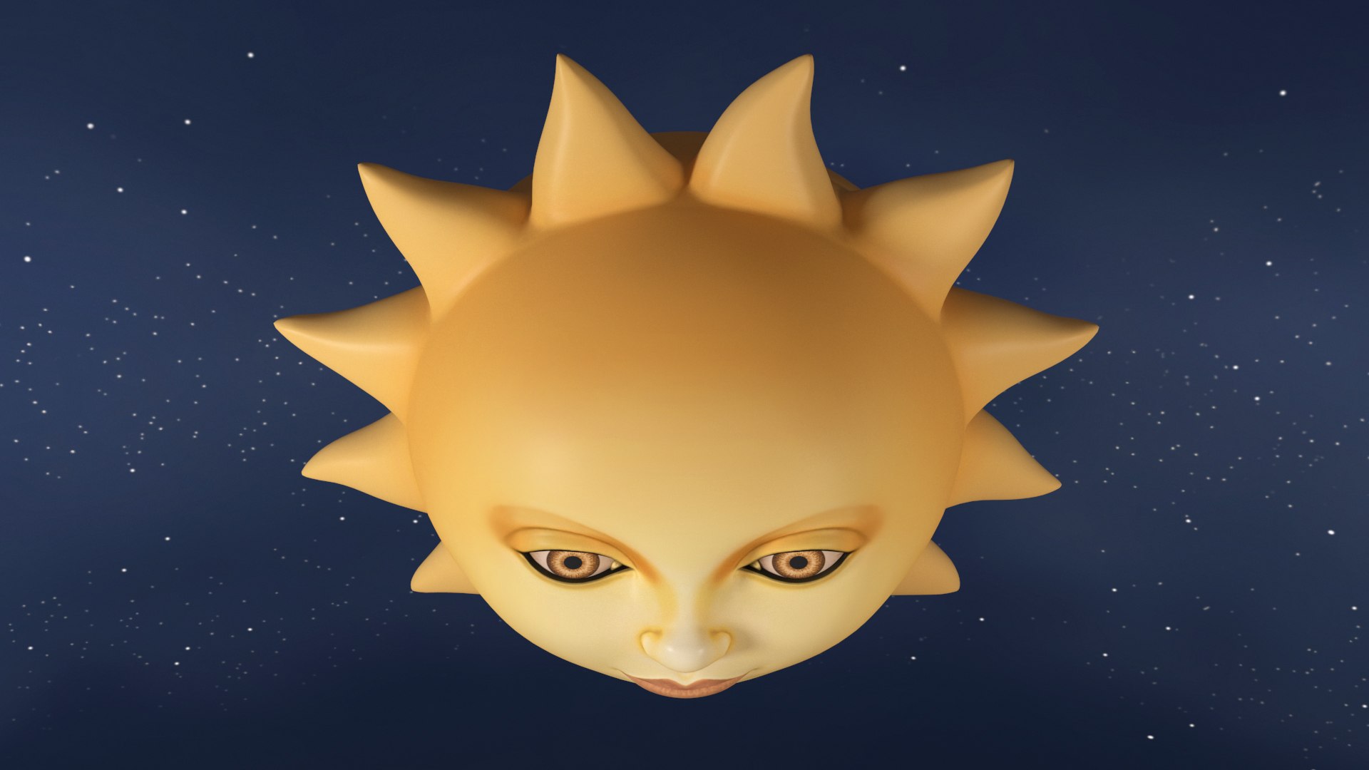 3D Sun In Space - TurboSquid 2159763