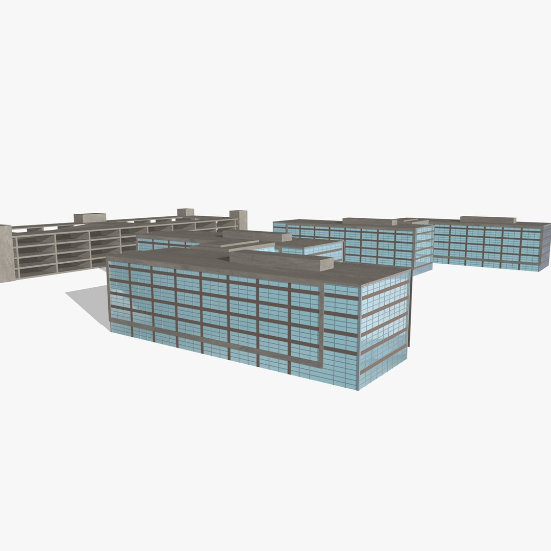 3d model of buildings