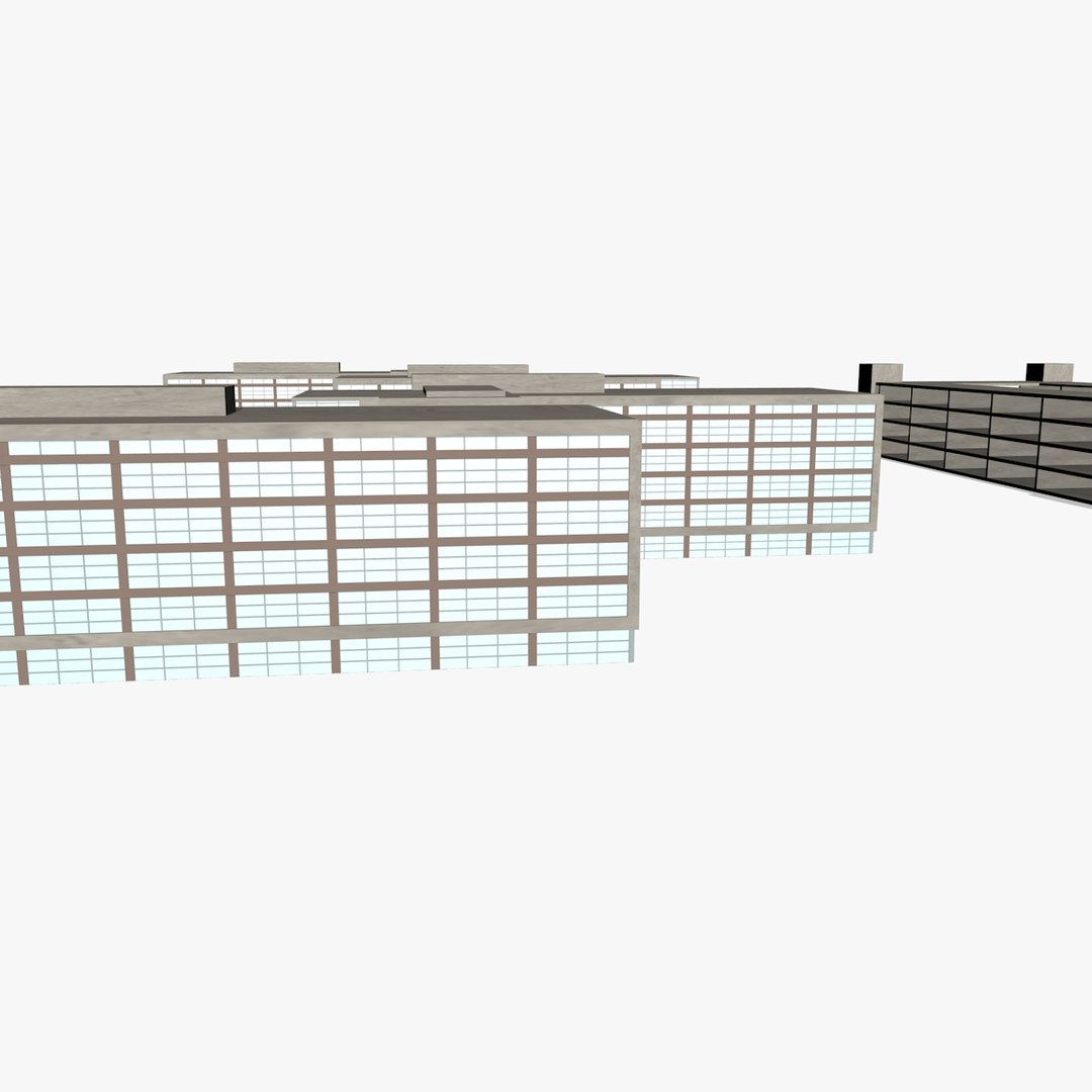 3d model of buildings