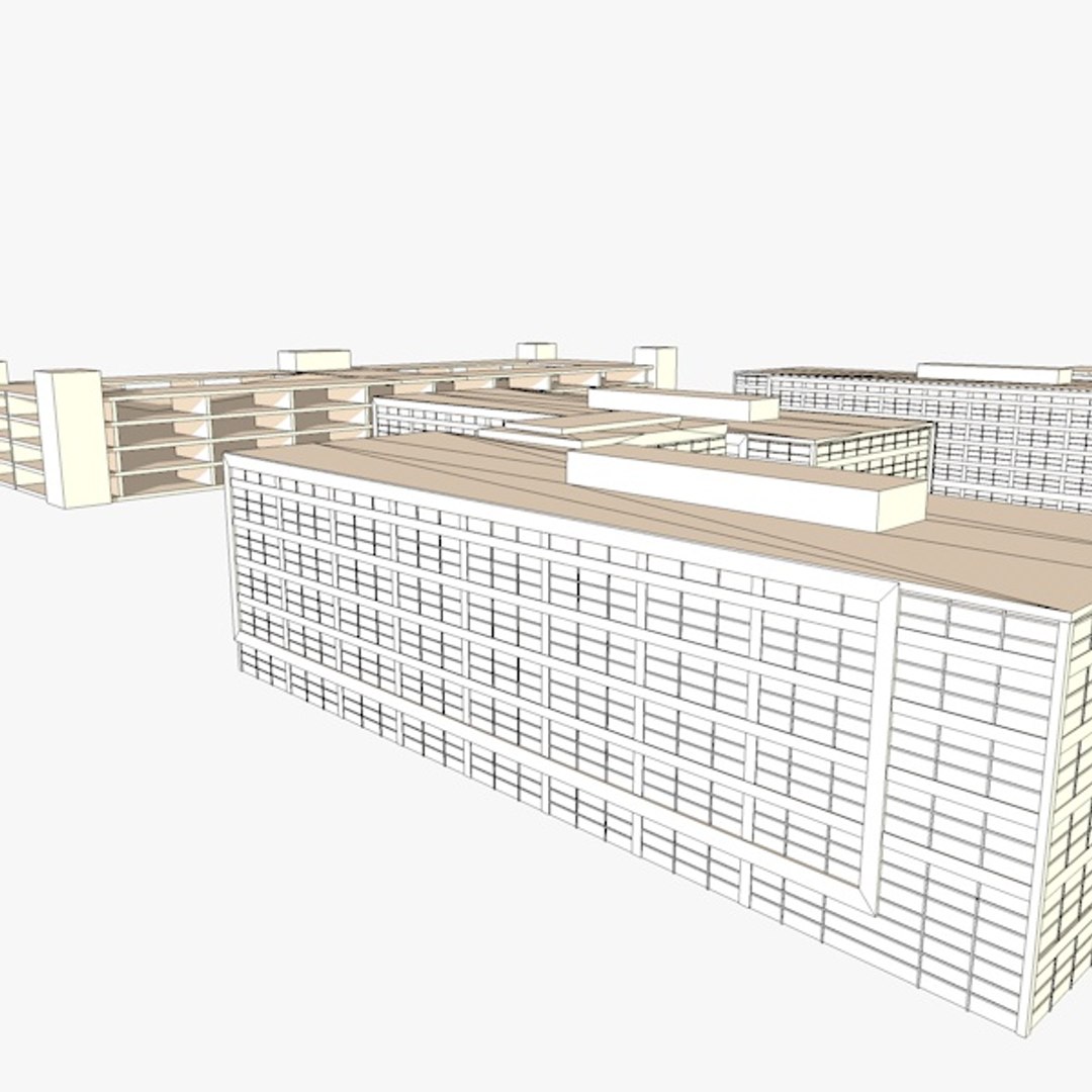 3d model of buildings