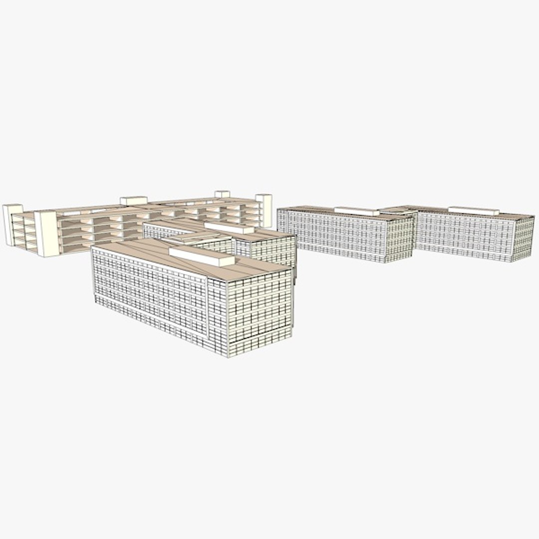 3d model of buildings