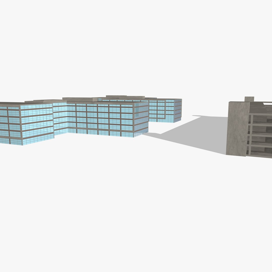 3d model of buildings