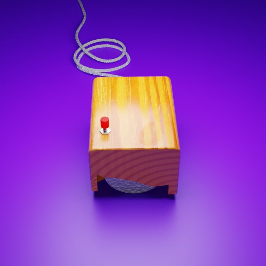 3D computer mouse engelbart - TurboSquid 1569077