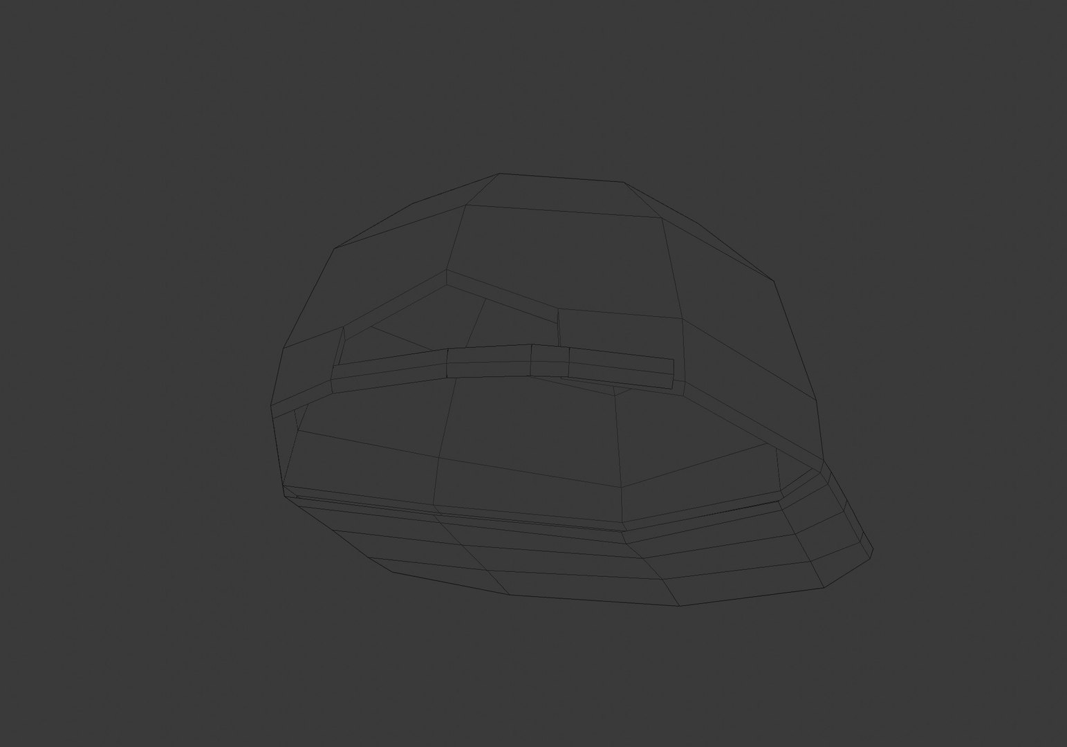 3D low poly soccer cap model - TurboSquid 1893313