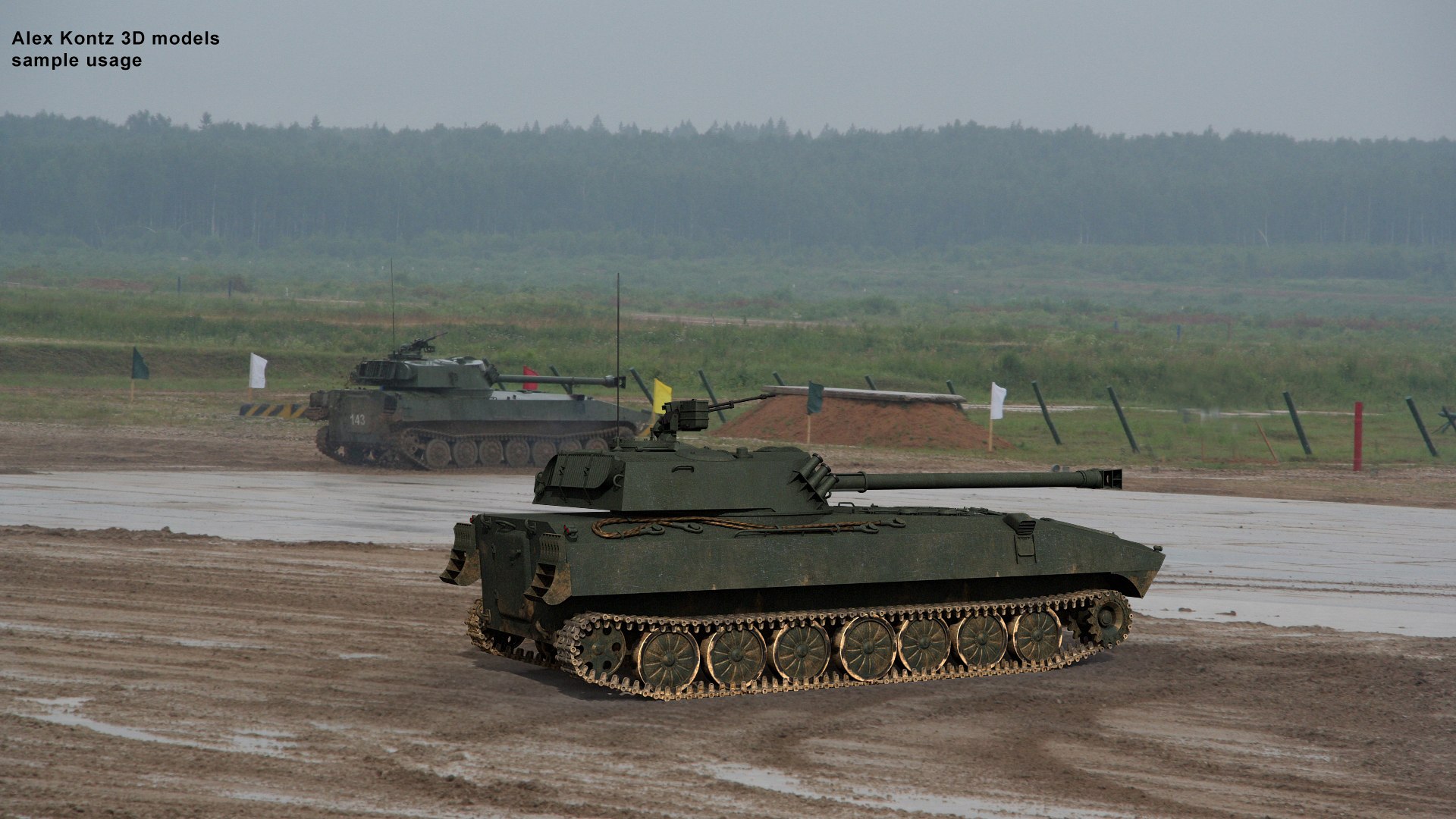 3D 2S34 Hosta Model - TurboSquid 2172144