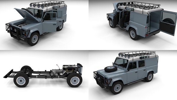 Land Rover Defender Blender Models for Download | TurboSquid
