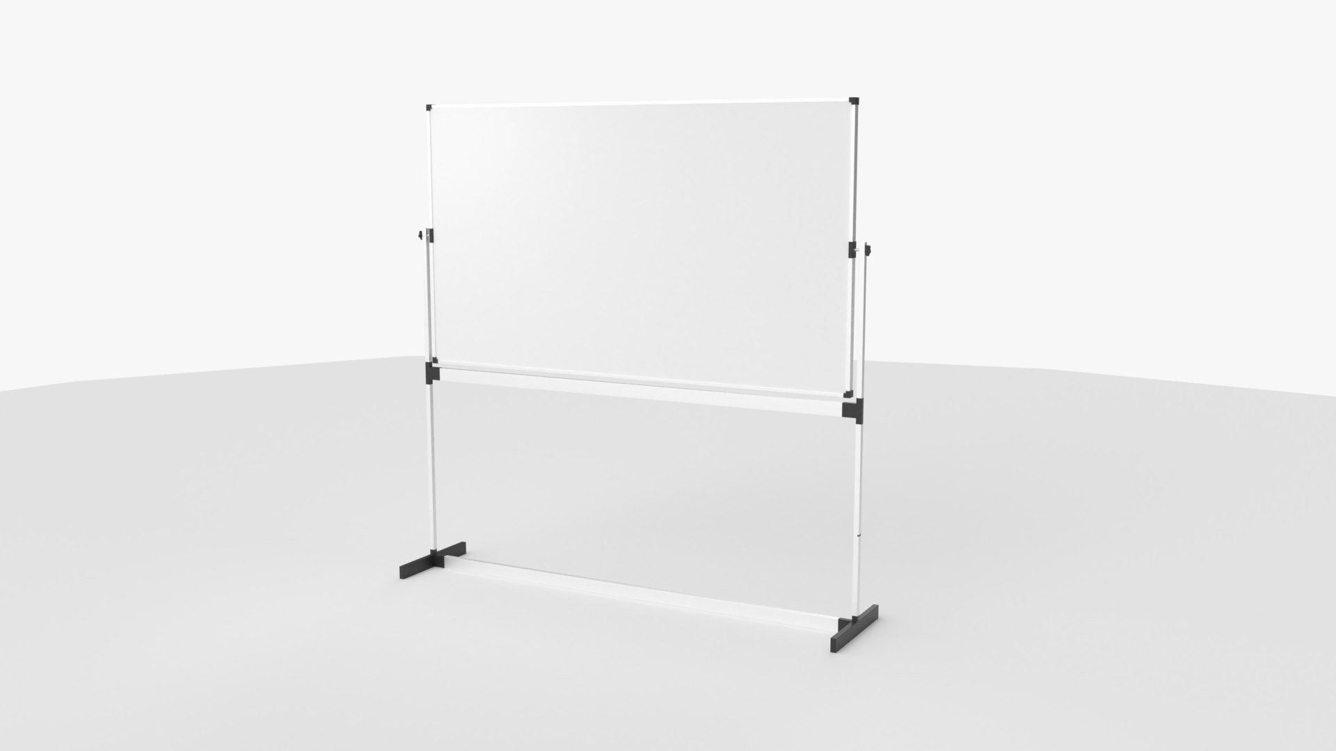 Whiteboard Board 3D Model - TurboSquid 1432728