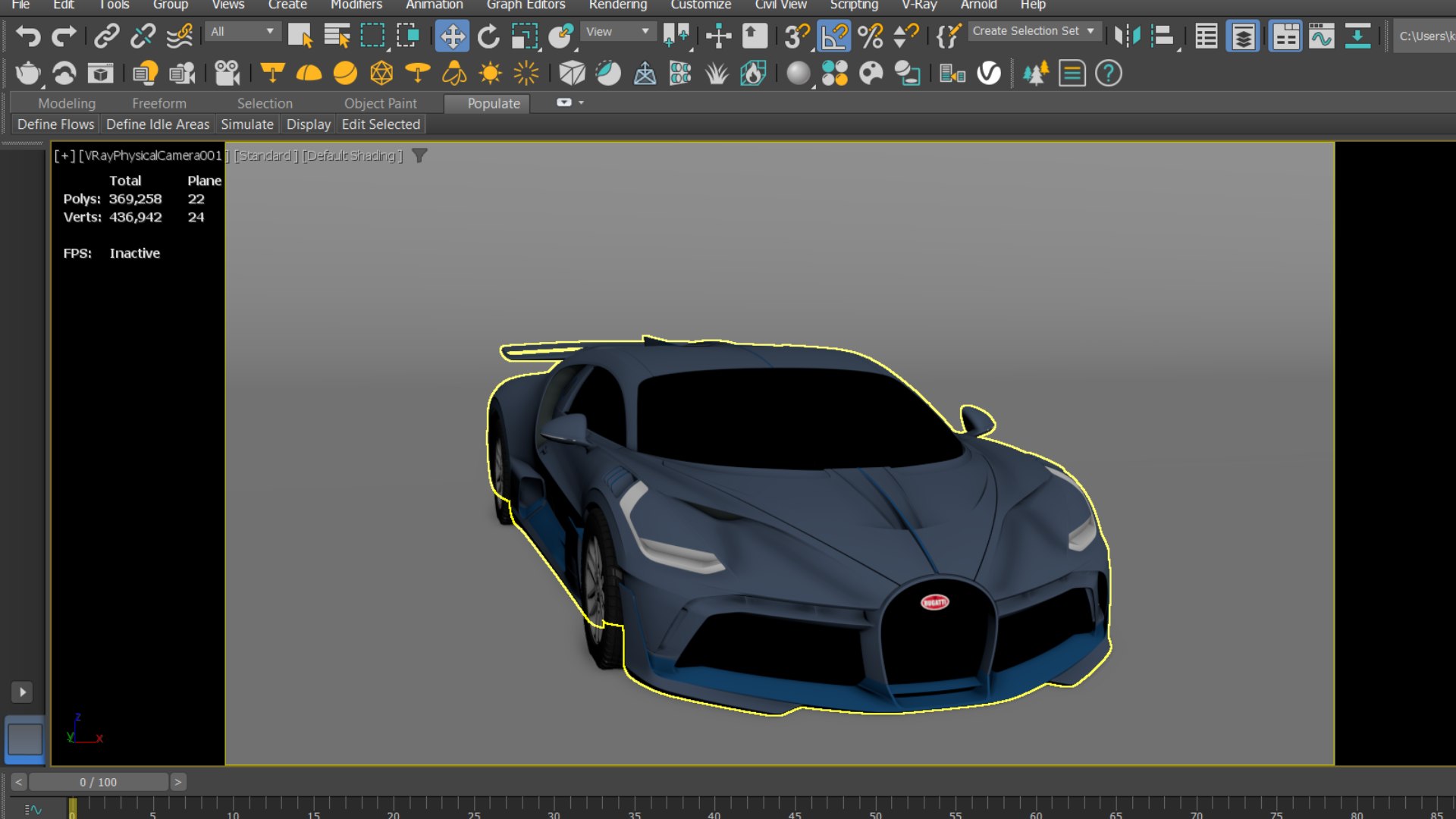 Buggati Divo 2016 3D Model - TurboSquid 2344015