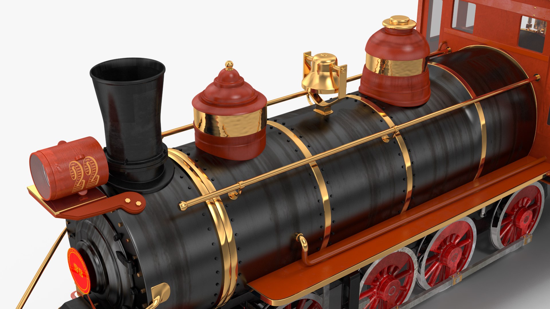 Steam Train And Freight Wagon 3D model - TurboSquid 2149868