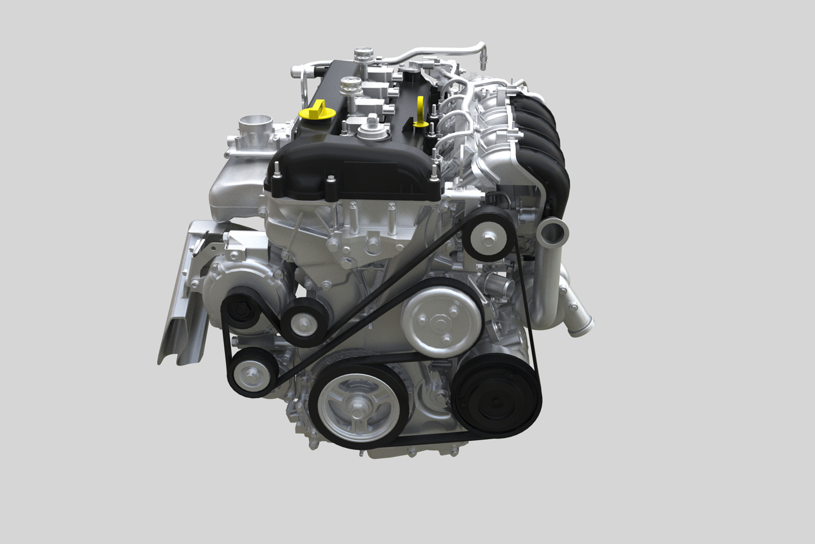 Turbo Engine 3d Model