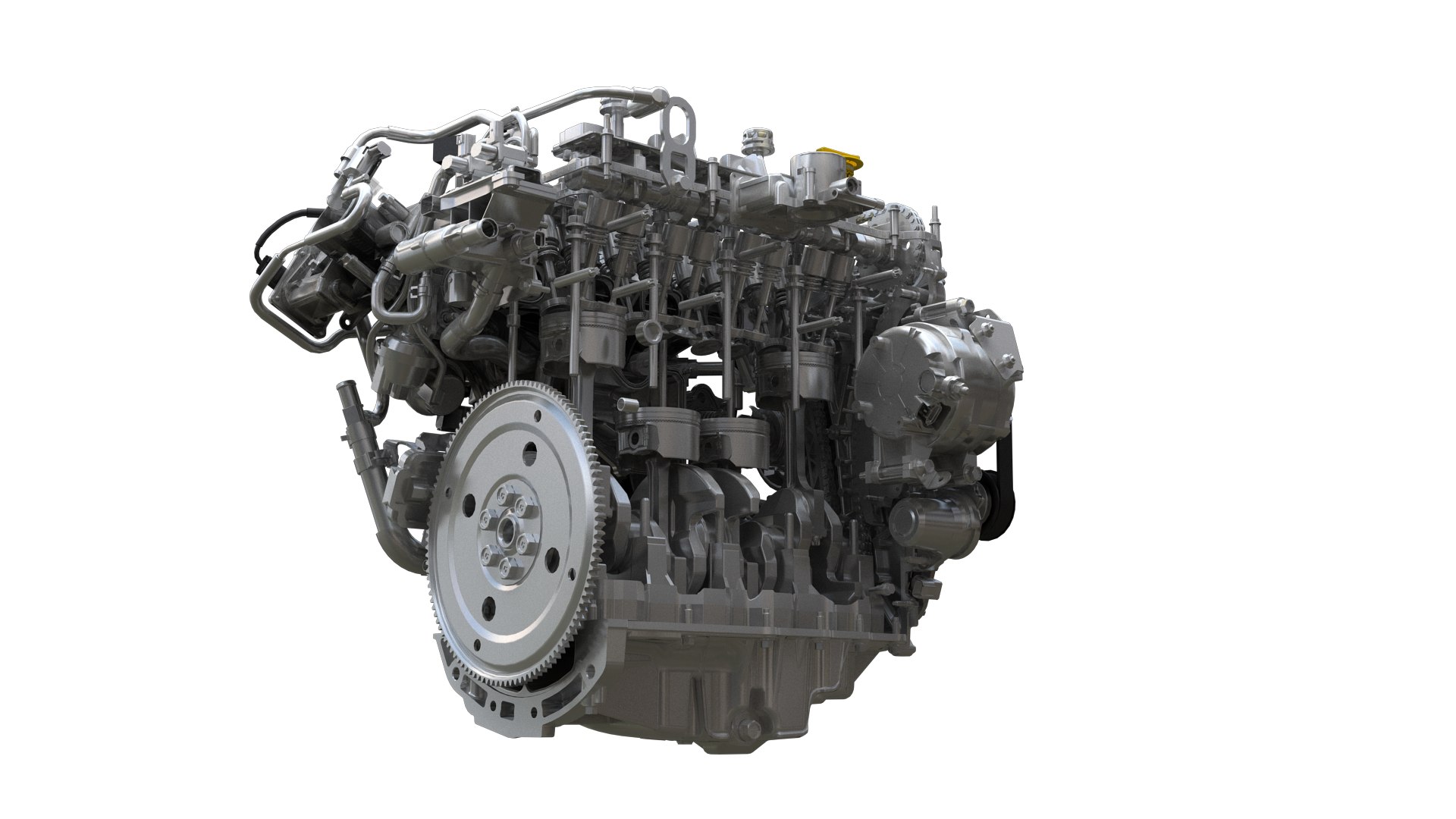 Turbo Engine 3d Model