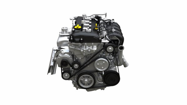 turbo engine 3d model