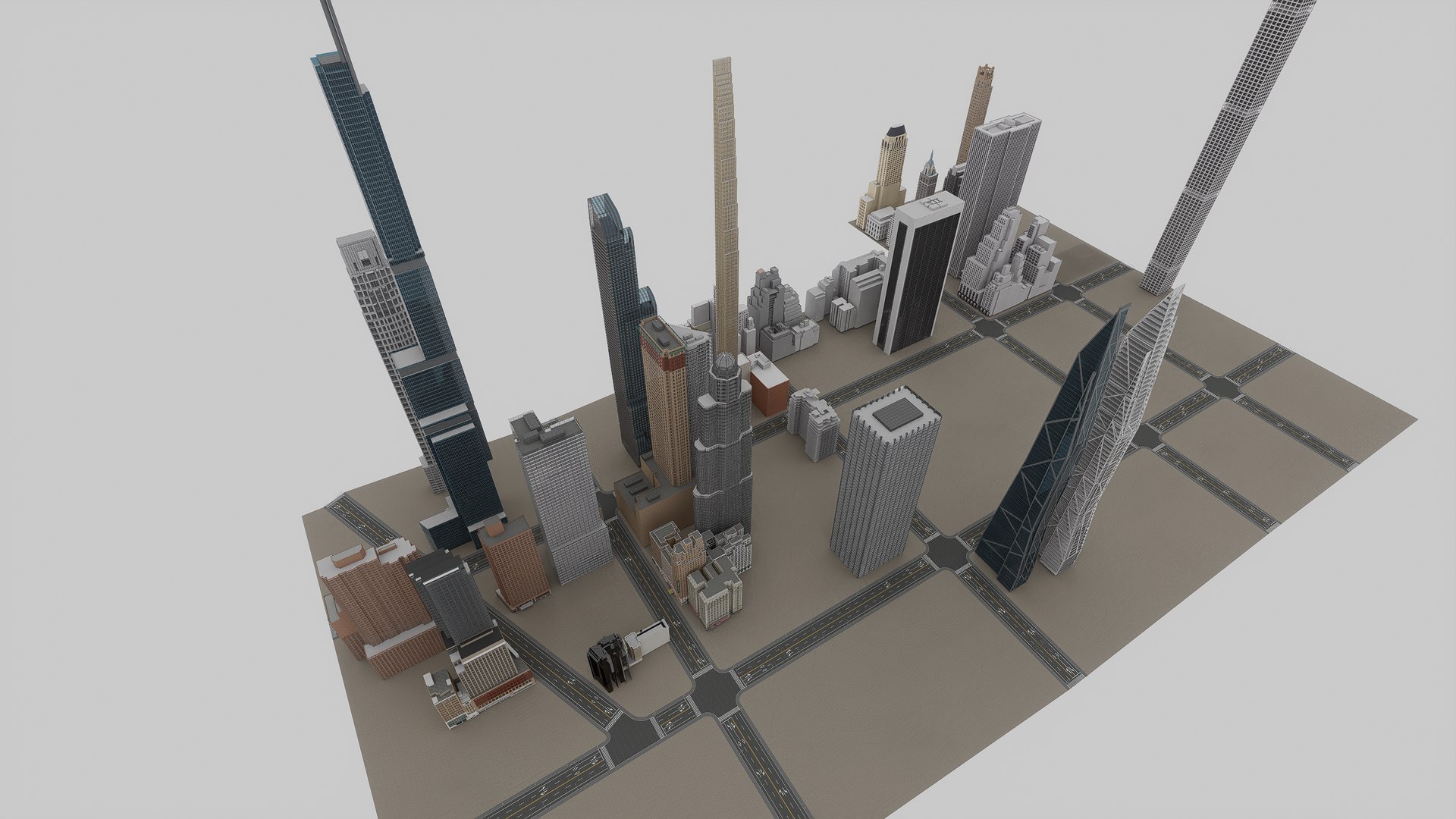 3D Manhattan New York Model - TurboSquid 2236895