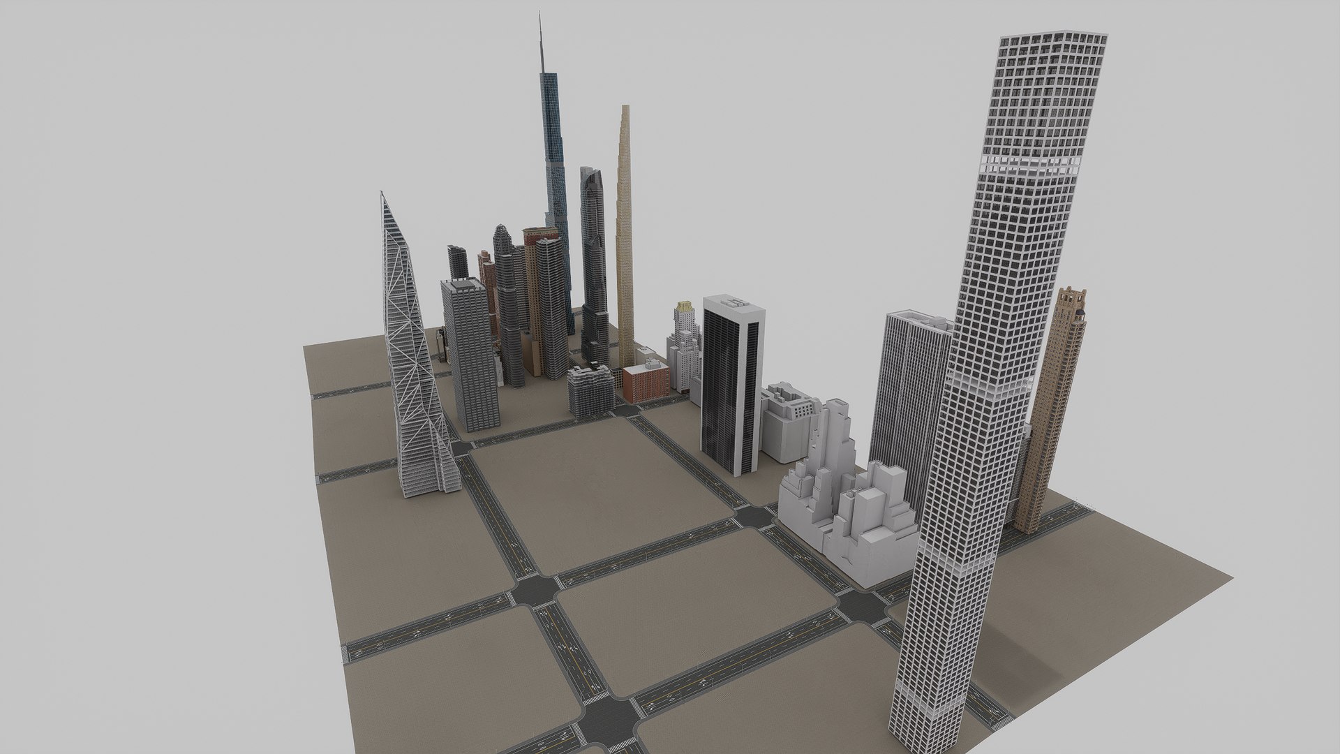 3D Manhattan New York Model - TurboSquid 2236895