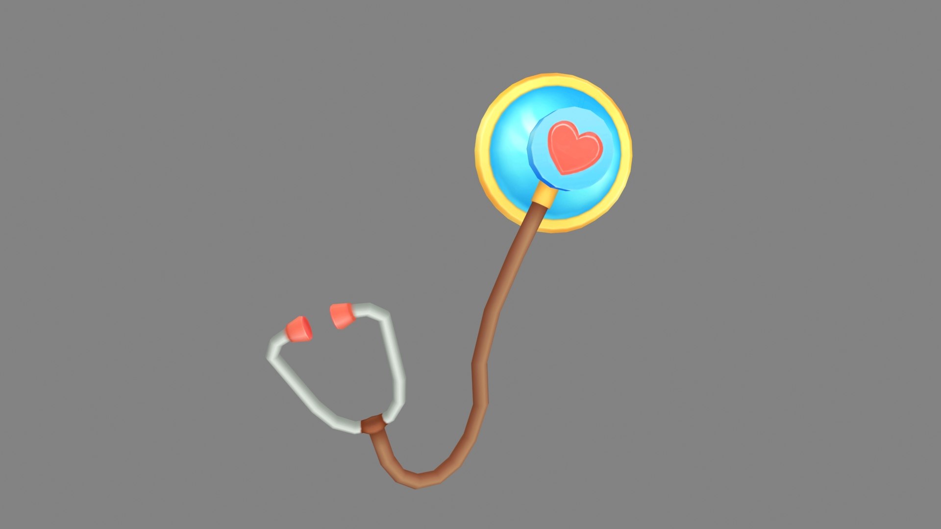 3D Cartoon Stethoscope - Medical Instrument - TurboSquid 2109479