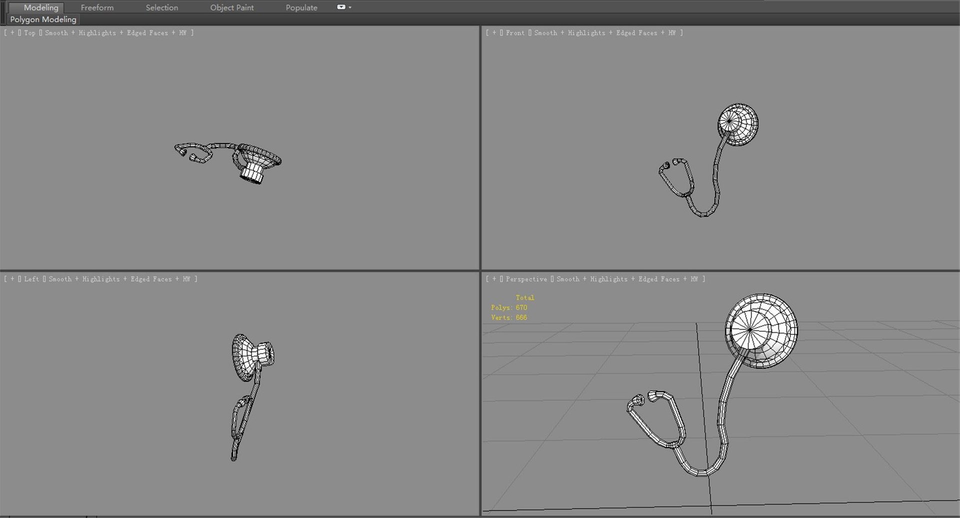 3D Cartoon Stethoscope - Medical Instrument - TurboSquid 2109479