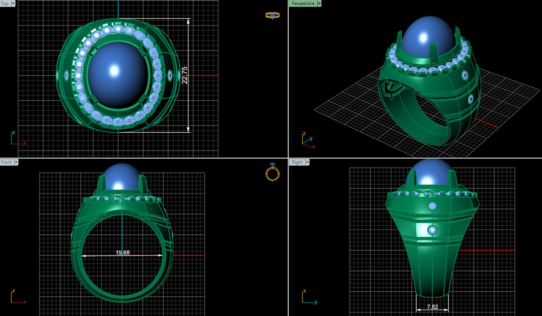 Ring 99 3D Model - TurboSquid 1943153