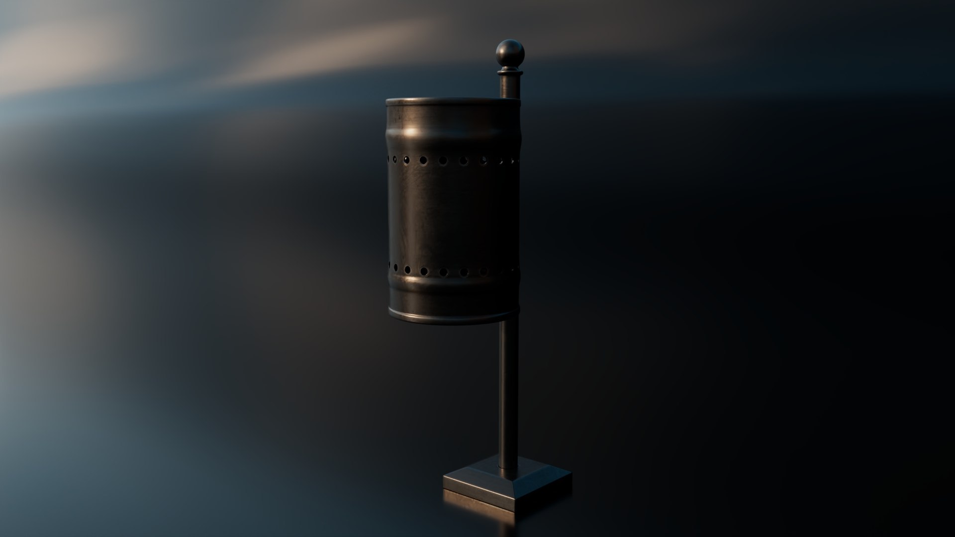 Street Trash Bin Kit 3D Model - TurboSquid 2258800