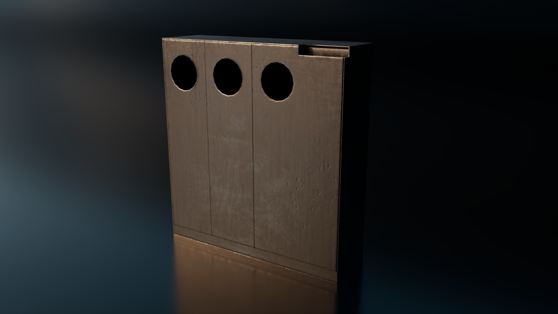 Street Trash Bin Kit 3D Model - TurboSquid 2258800