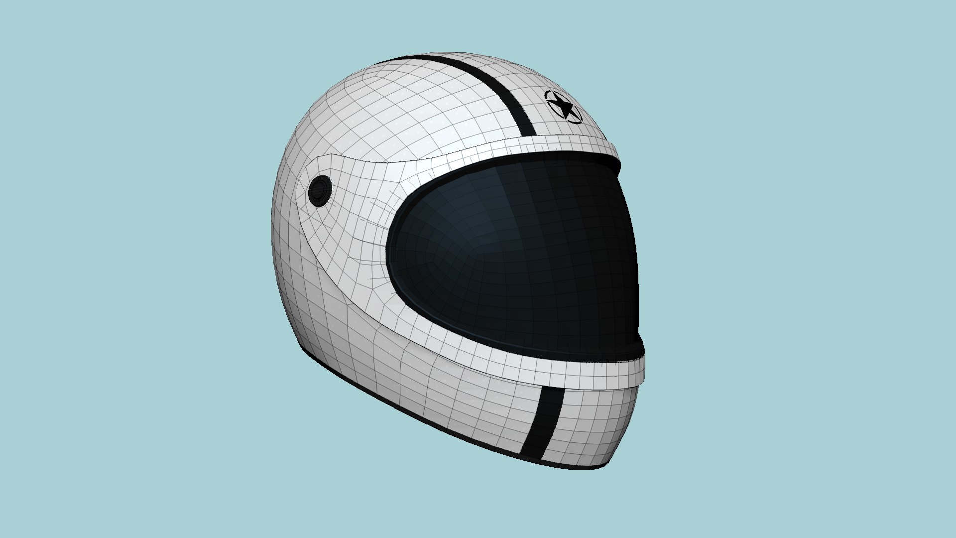 Cartoon Helmet Kart A08 White - Character Design Model - TurboSquid 1853863